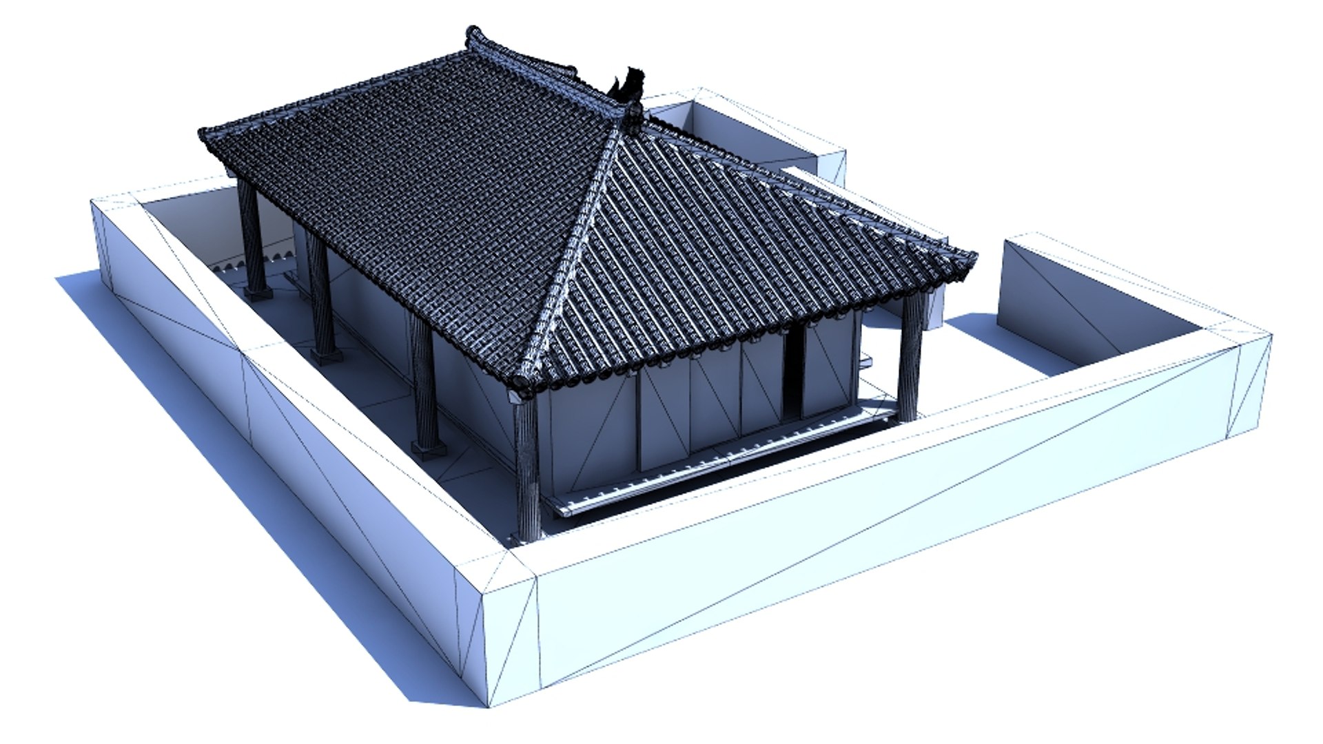 House Okinawa 3d Obj