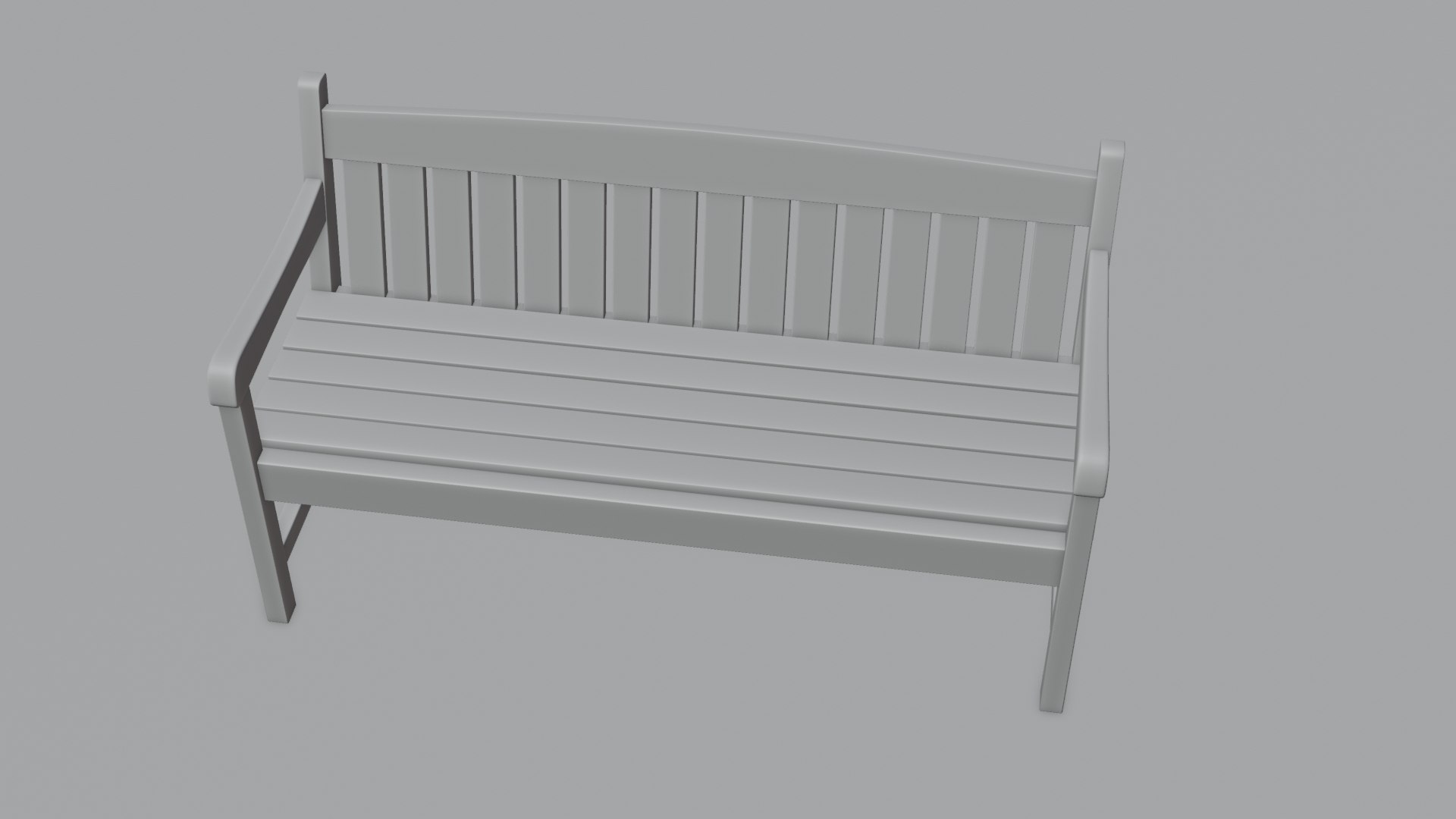 Old Wood Street Bench 3D Model With PBR Texture 3D Model 3D Model ...