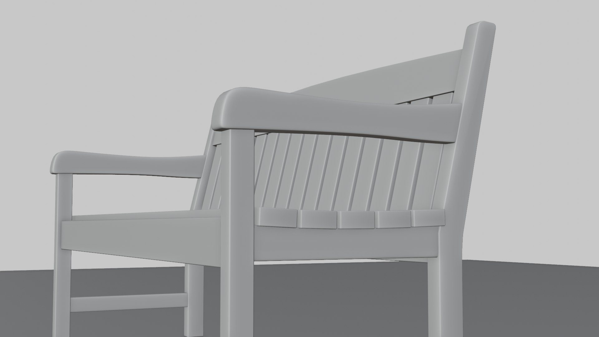 Old Wood Street Bench 3D Model With PBR Texture 3D Model 3D Model ...