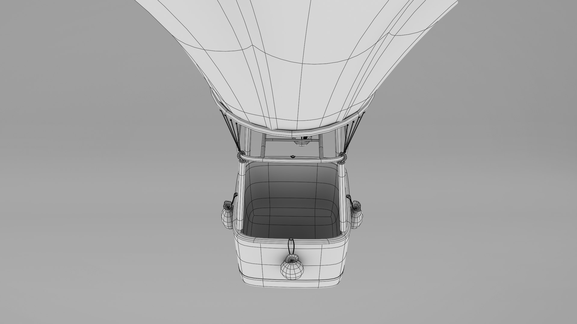Hot Air Balloon Low-poly 3D Model - TurboSquid 2100596