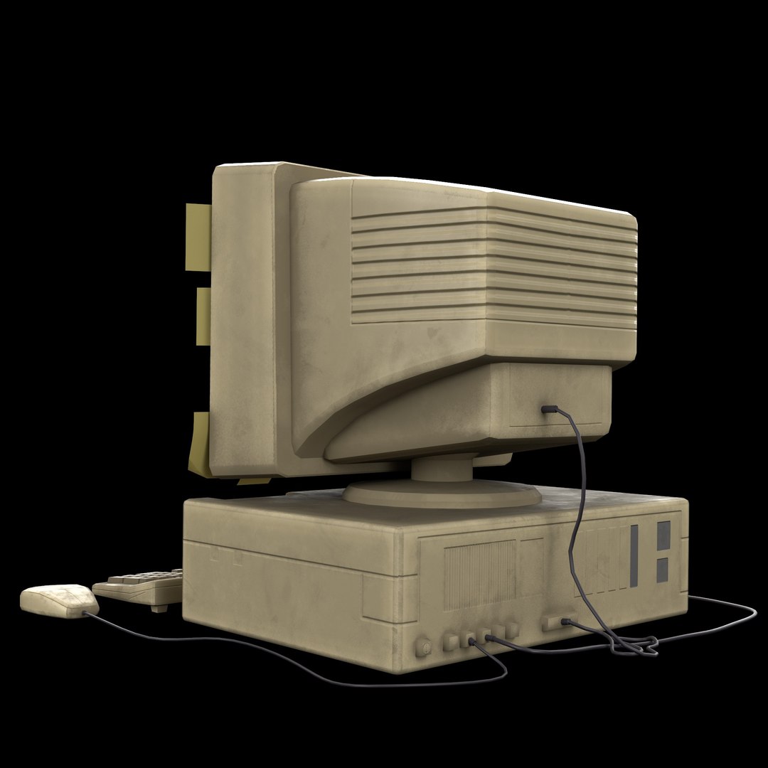 Old Computer 3D Model - TurboSquid 1944161