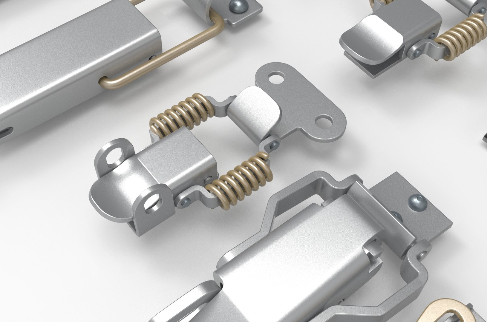Latches and hinges 3D model - TurboSquid 2181766