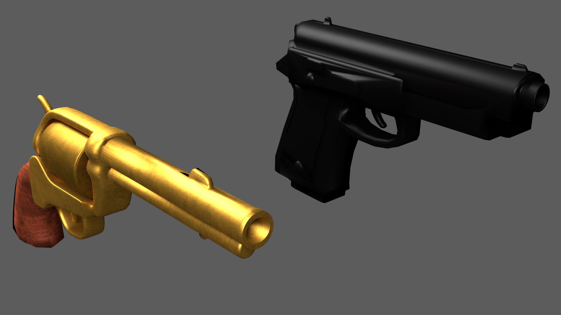 3D Gun Pack Model - TurboSquid 1798571