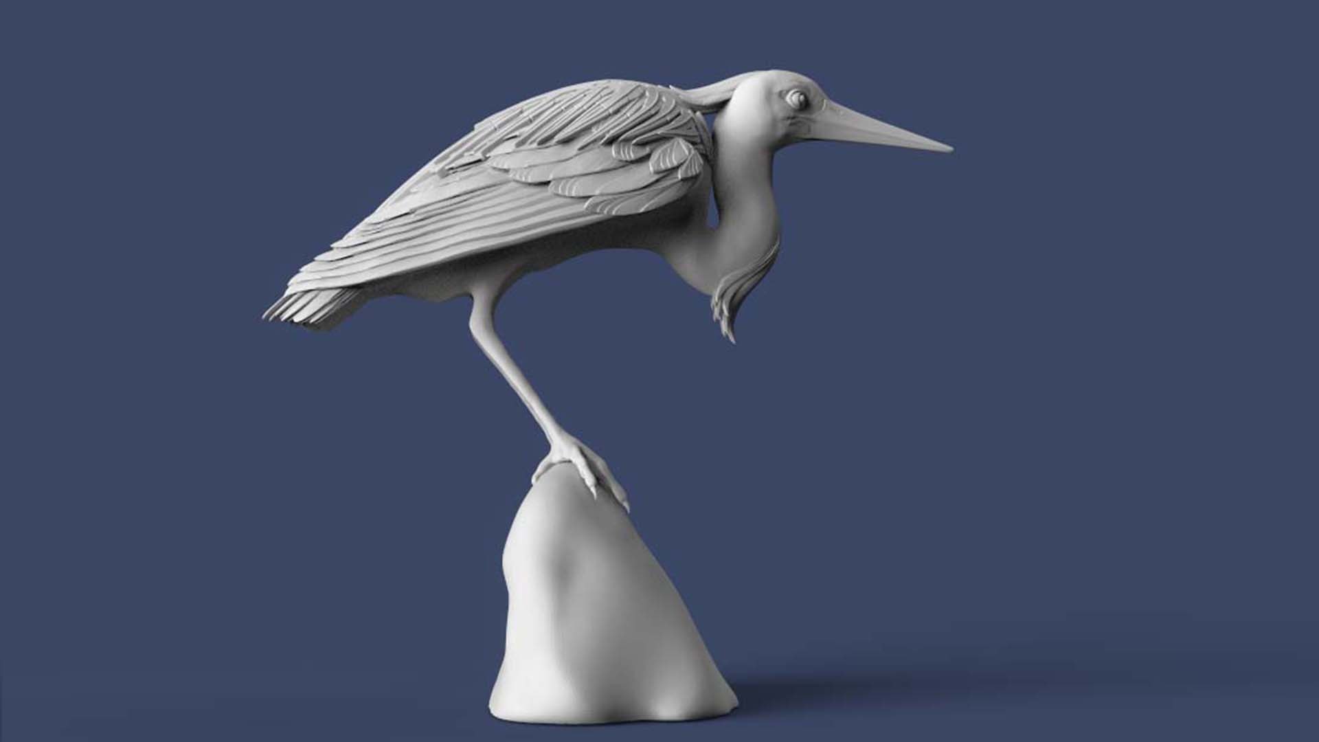 Heron Model - TurboSquid 2259134