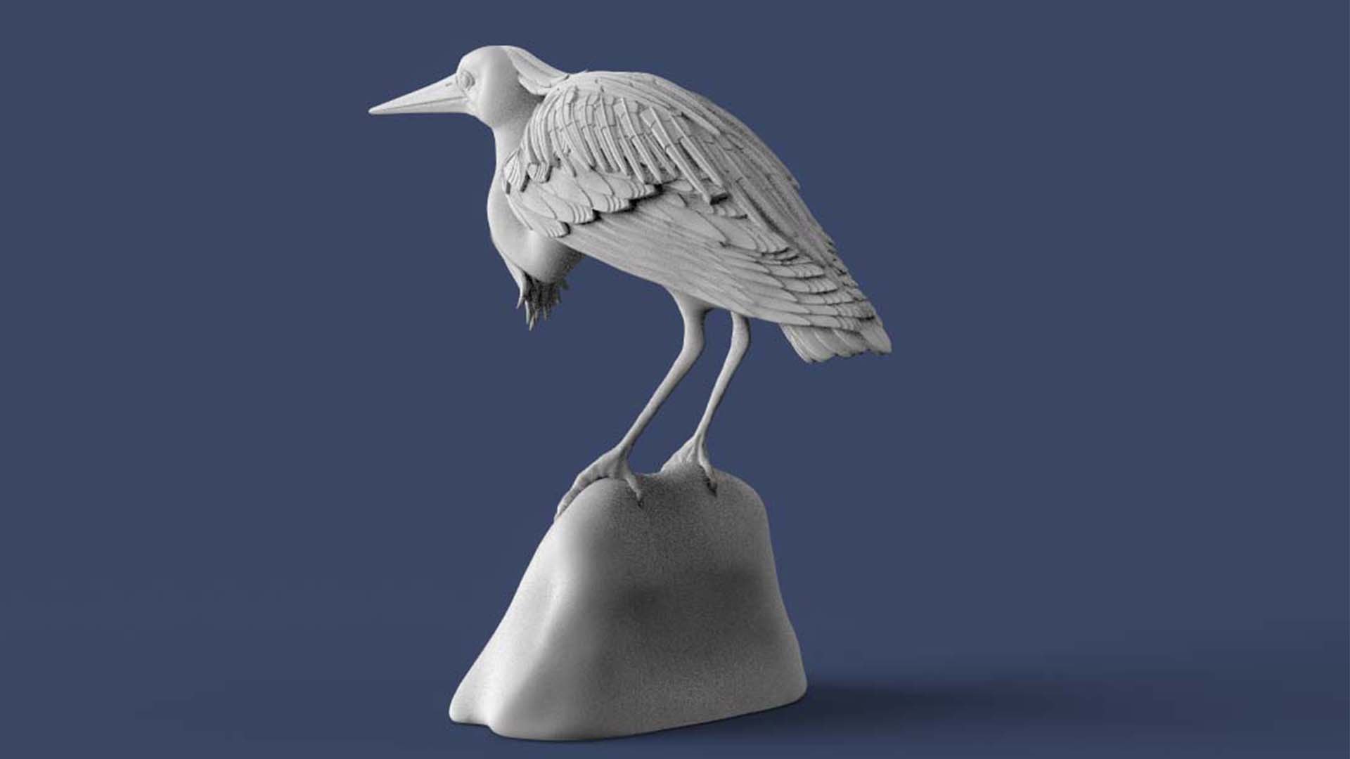 Heron Model - TurboSquid 2259134