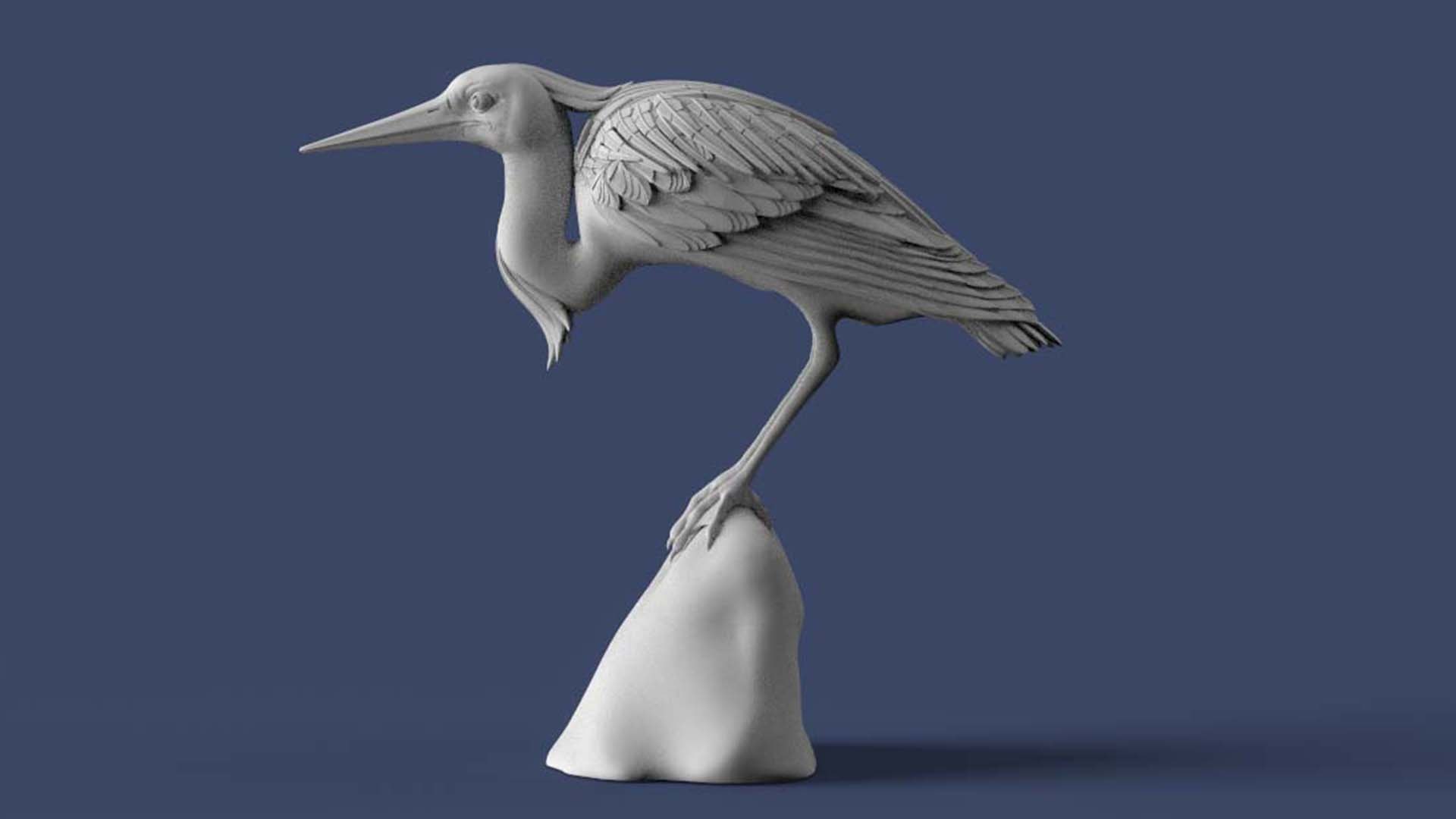 Heron Model - TurboSquid 2259134