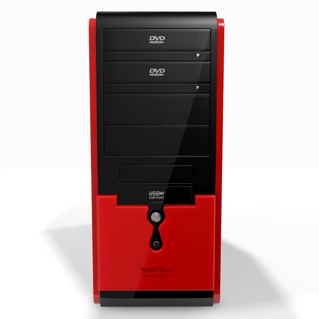 Computer Case Asus Ta-663 3d Model