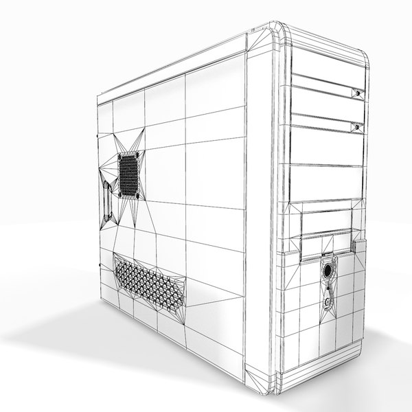 Computer Case Asus Ta 663 3d Model