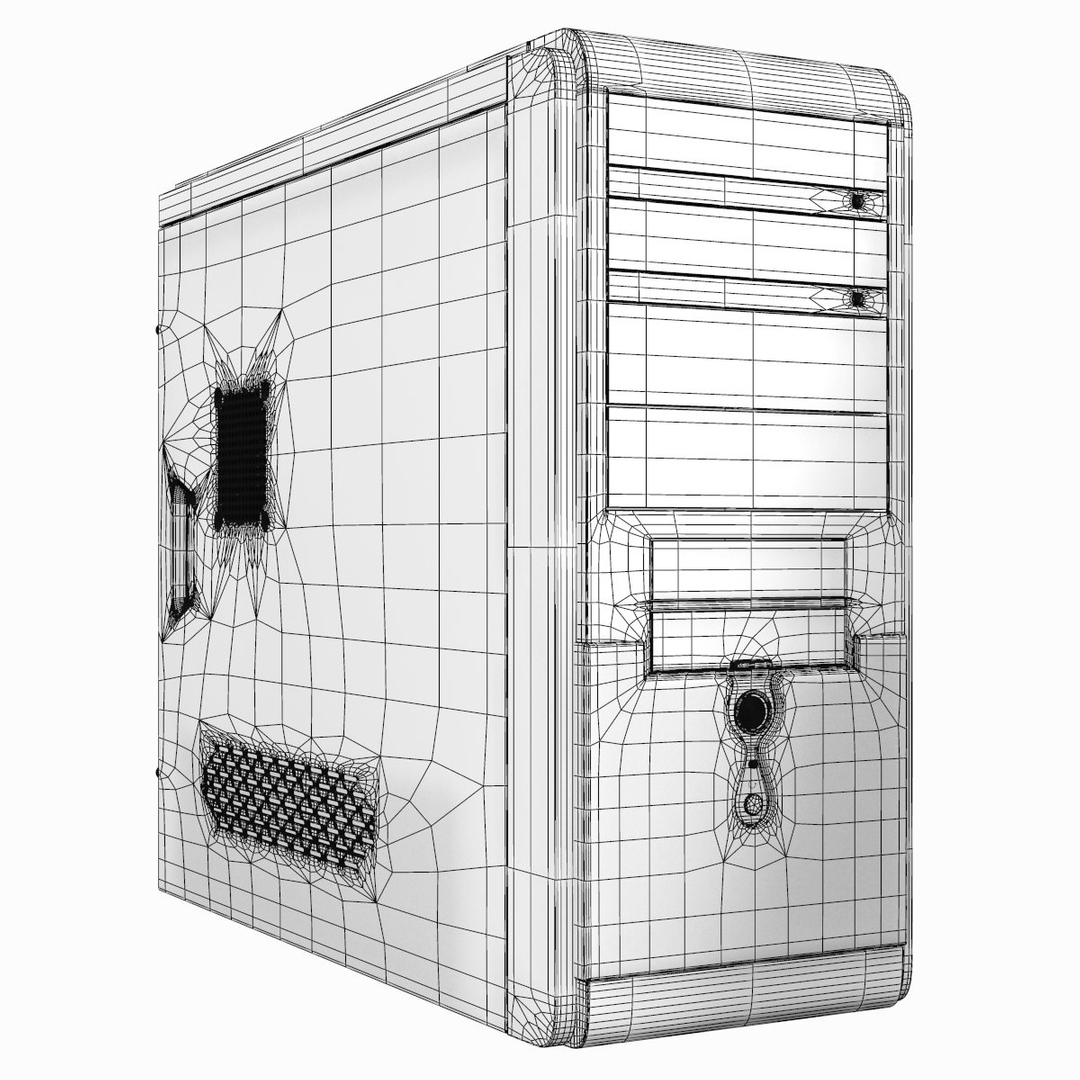 Computer Case Asus Ta 663 3d Model