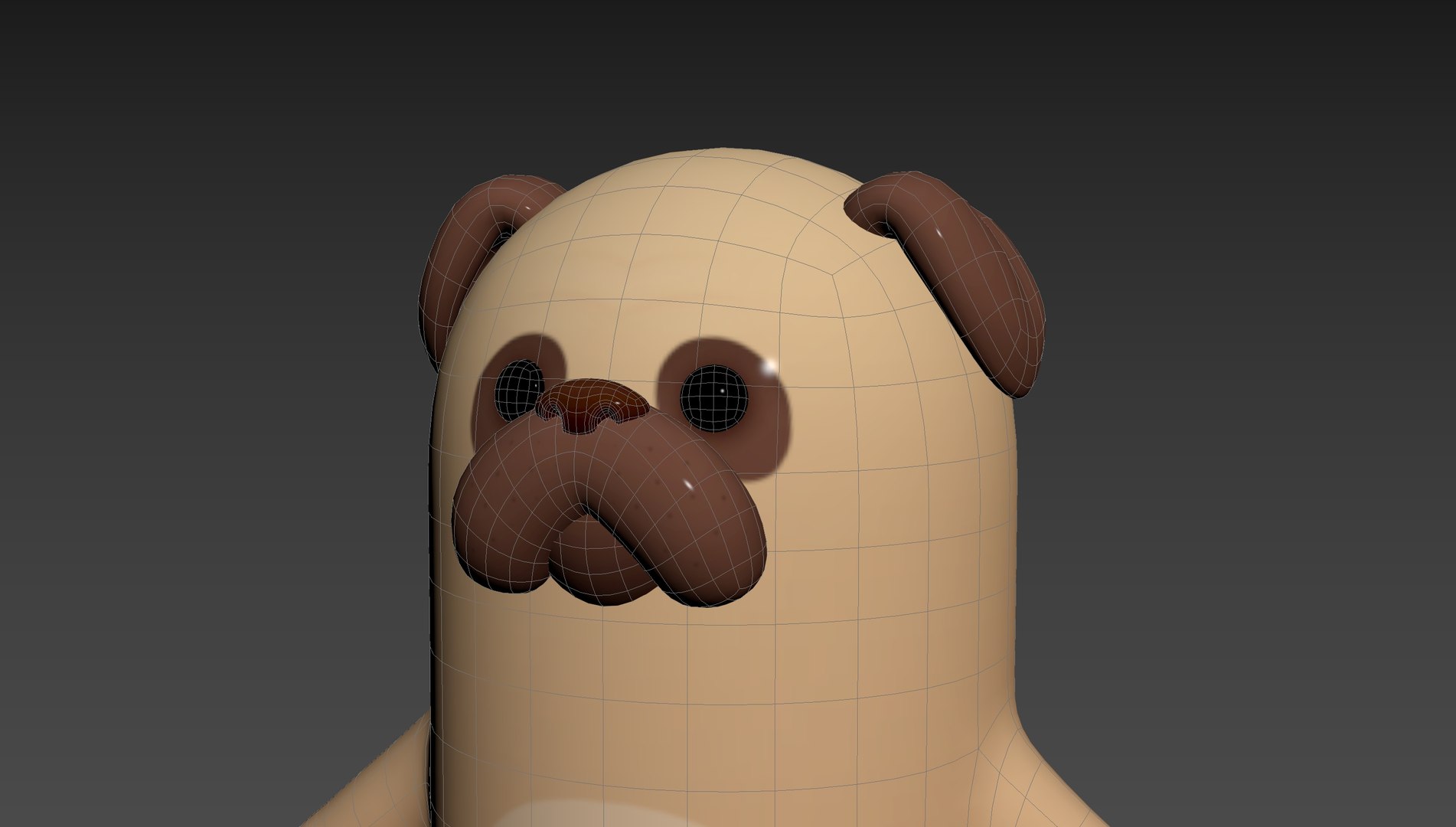 Pug Dog Character 3D model - TurboSquid 2021200