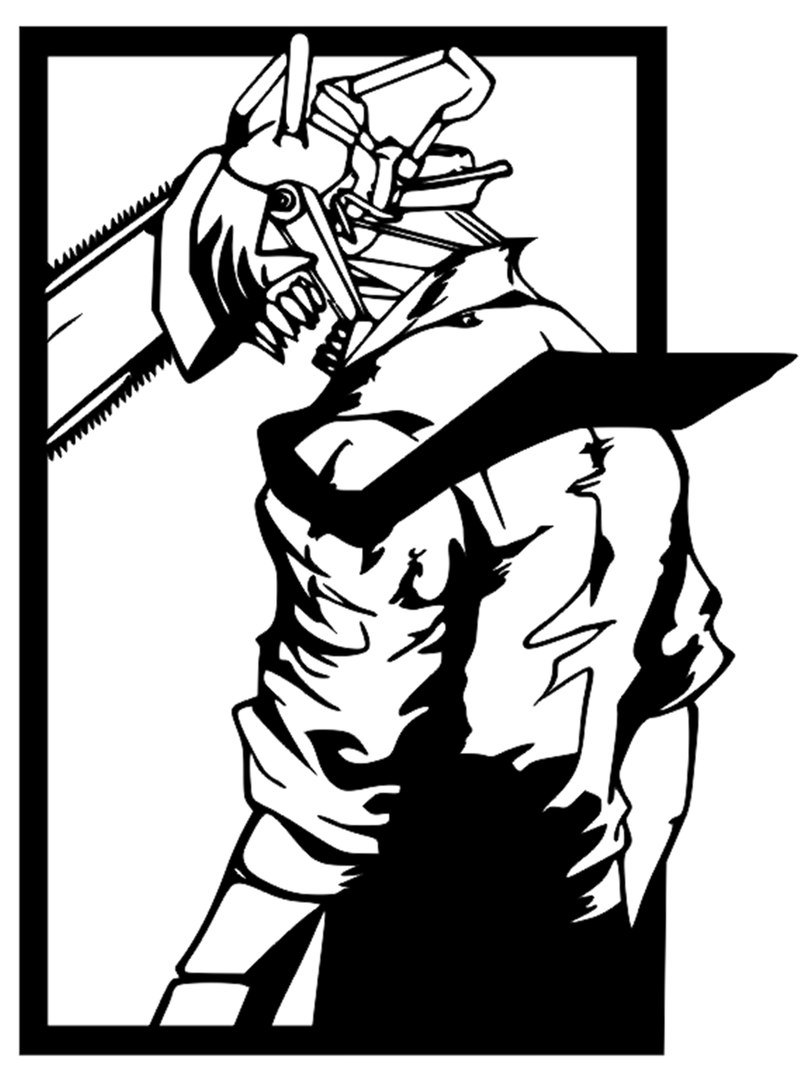 3D CHAINSAWMAN - DENJI WALL ART DECORATION 2D - TurboSquid 2196628