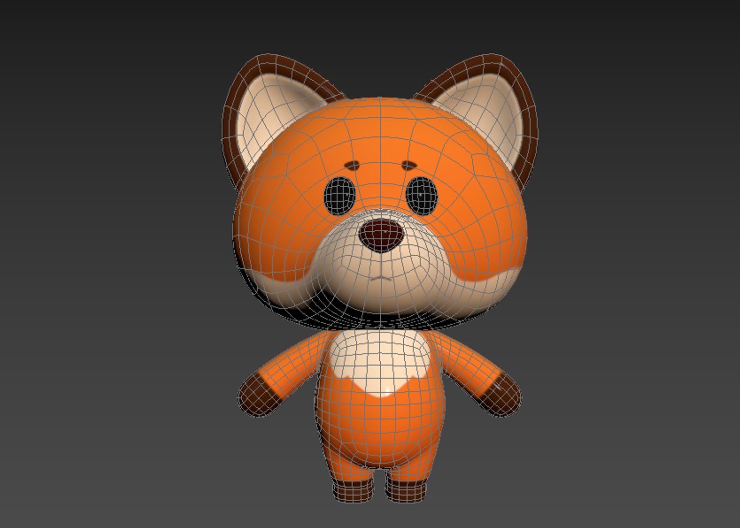 3D Fox Character Model - TurboSquid 1643037