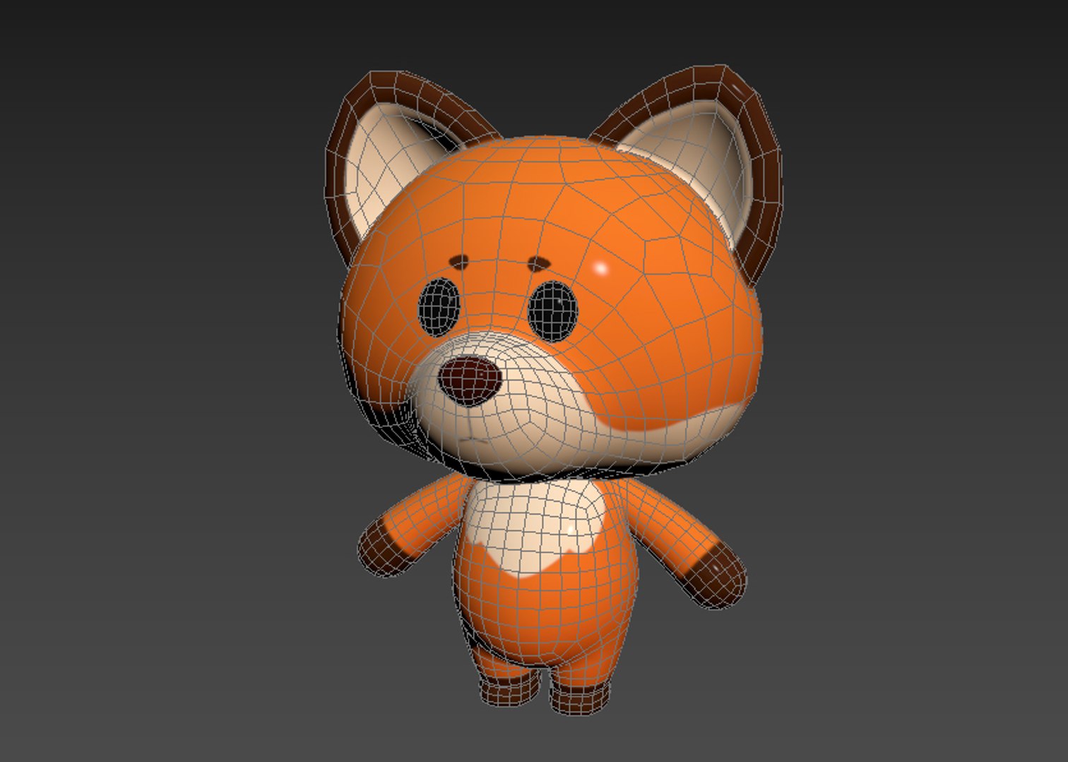 3D Fox Character Model - TurboSquid 1643037