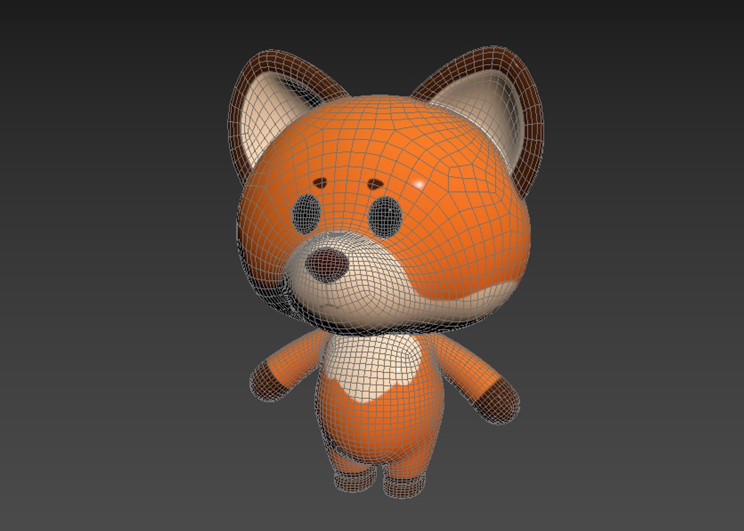3D Fox Character Model - TurboSquid 1643037