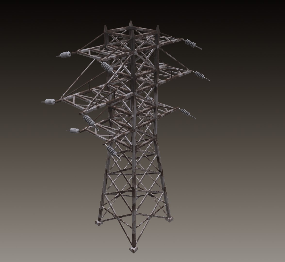 3d Electricity Transmission Tower Model