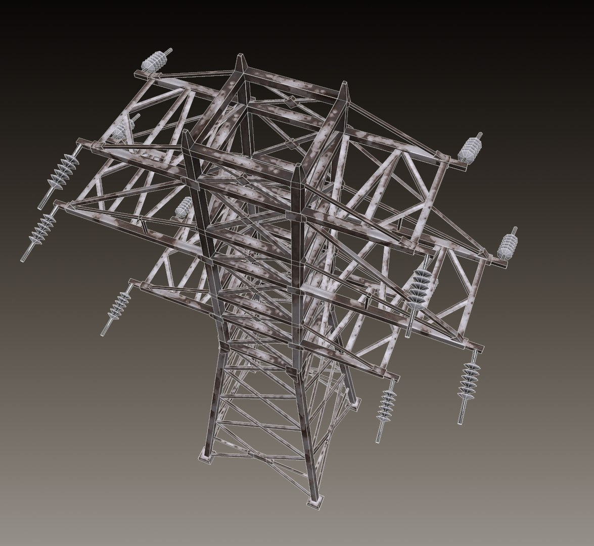 3d Electricity Transmission Tower Model