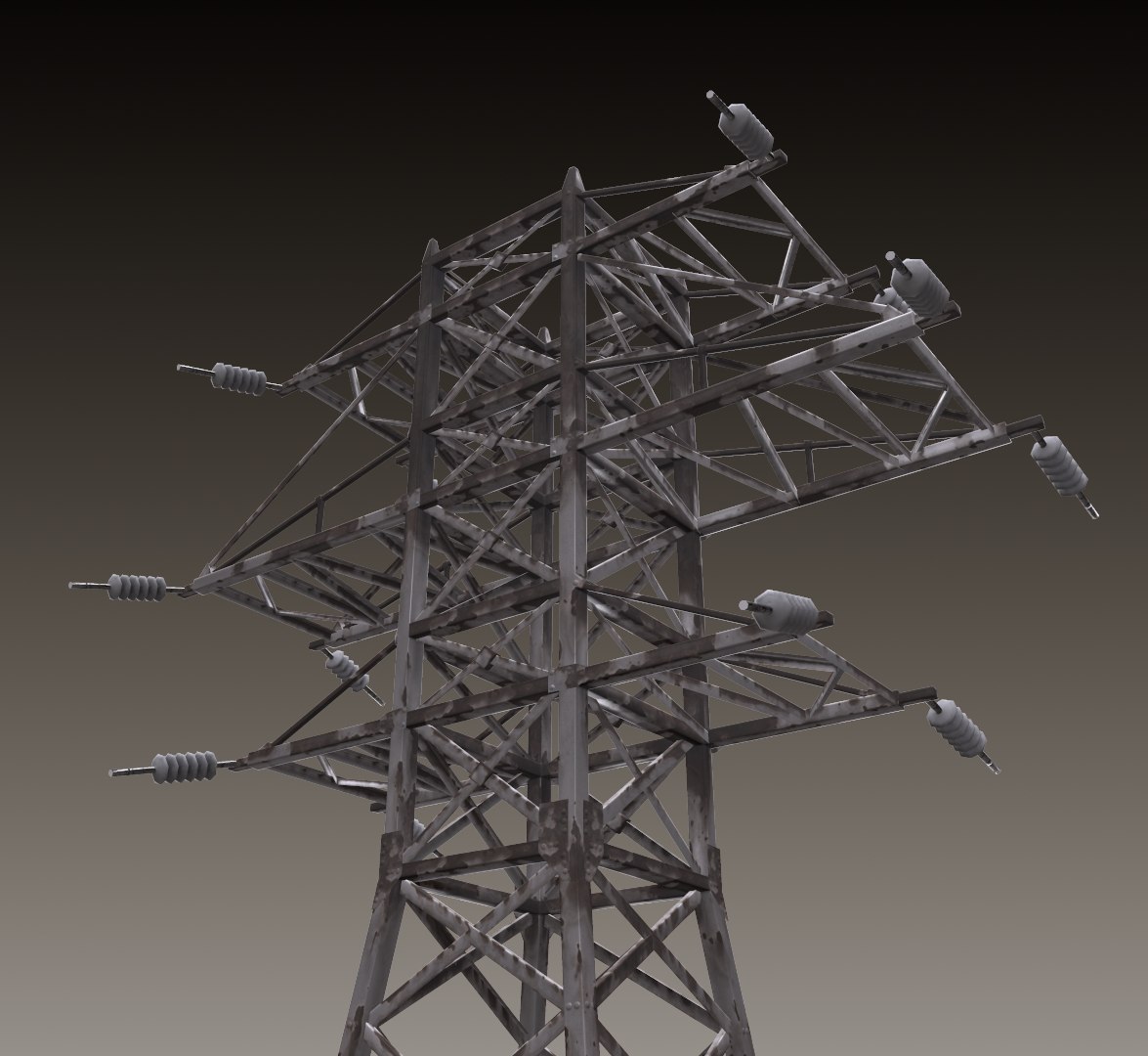 3d Electricity Transmission Tower Model