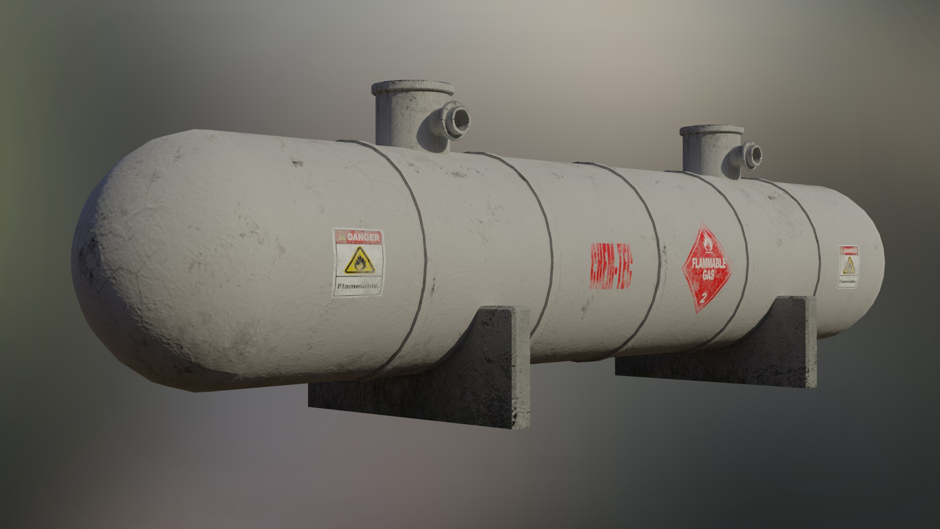 Industrial Flammable Gas Storage Tank Model - TurboSquid 1806816