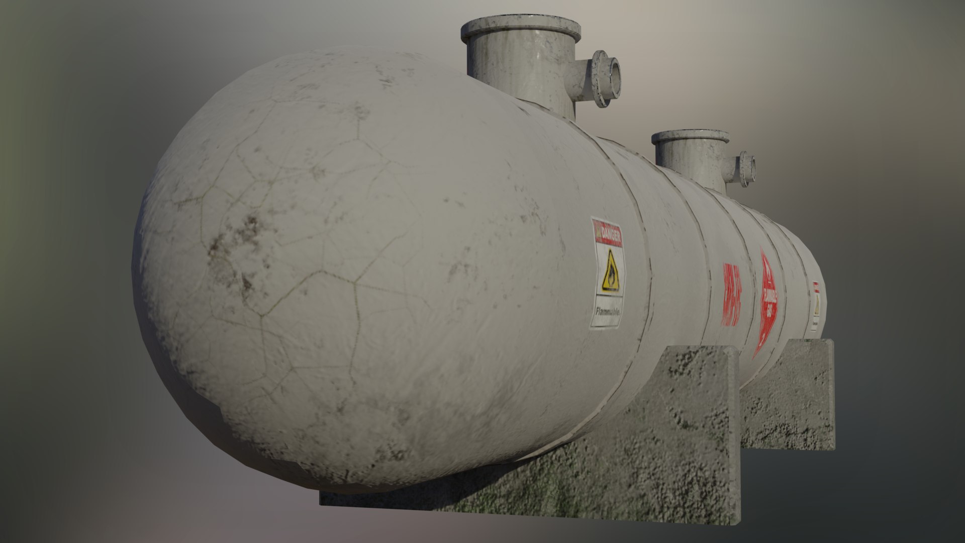 Industrial Flammable Gas Storage Tank Model - TurboSquid 1806816