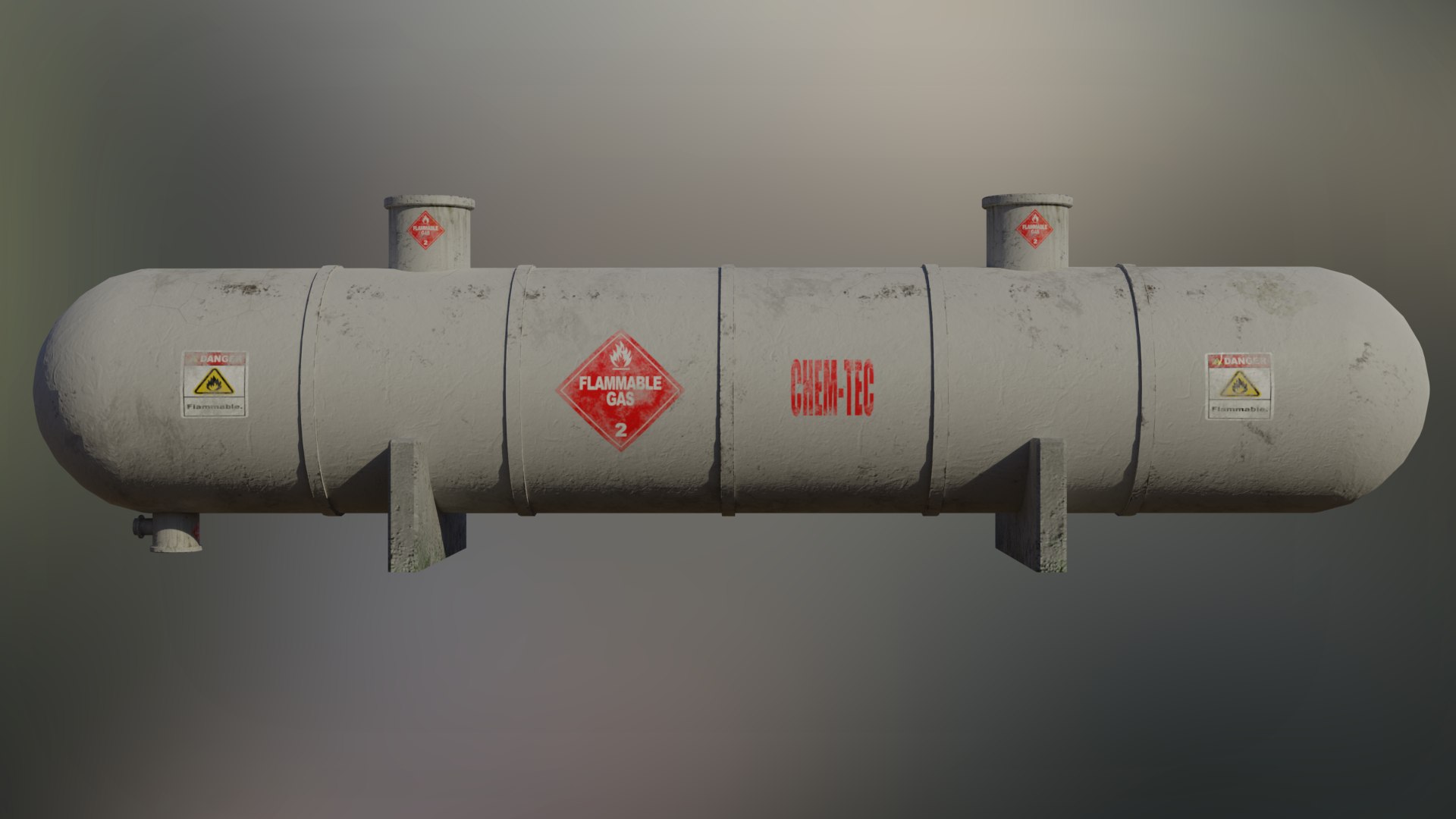 Industrial Flammable Gas Storage Tank Model - TurboSquid 1806816