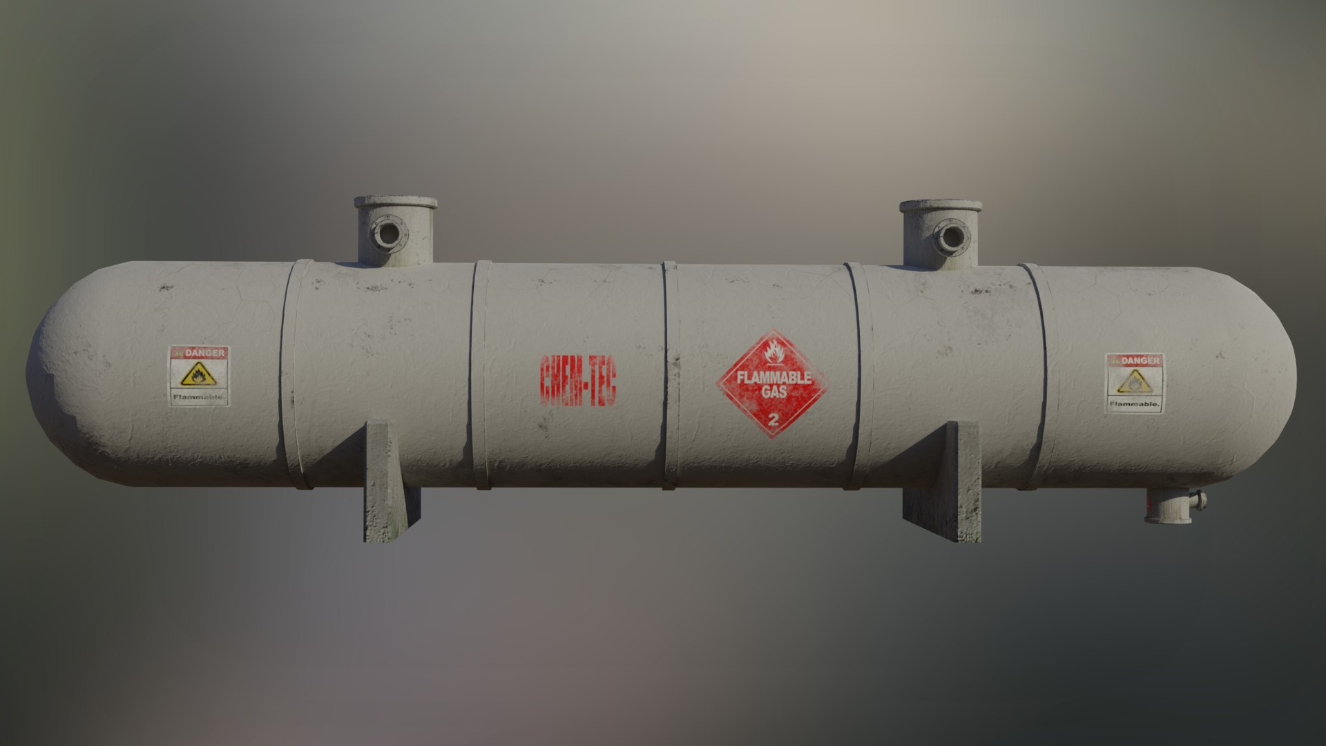 Industrial Flammable Gas Storage Tank Model - TurboSquid 1806816