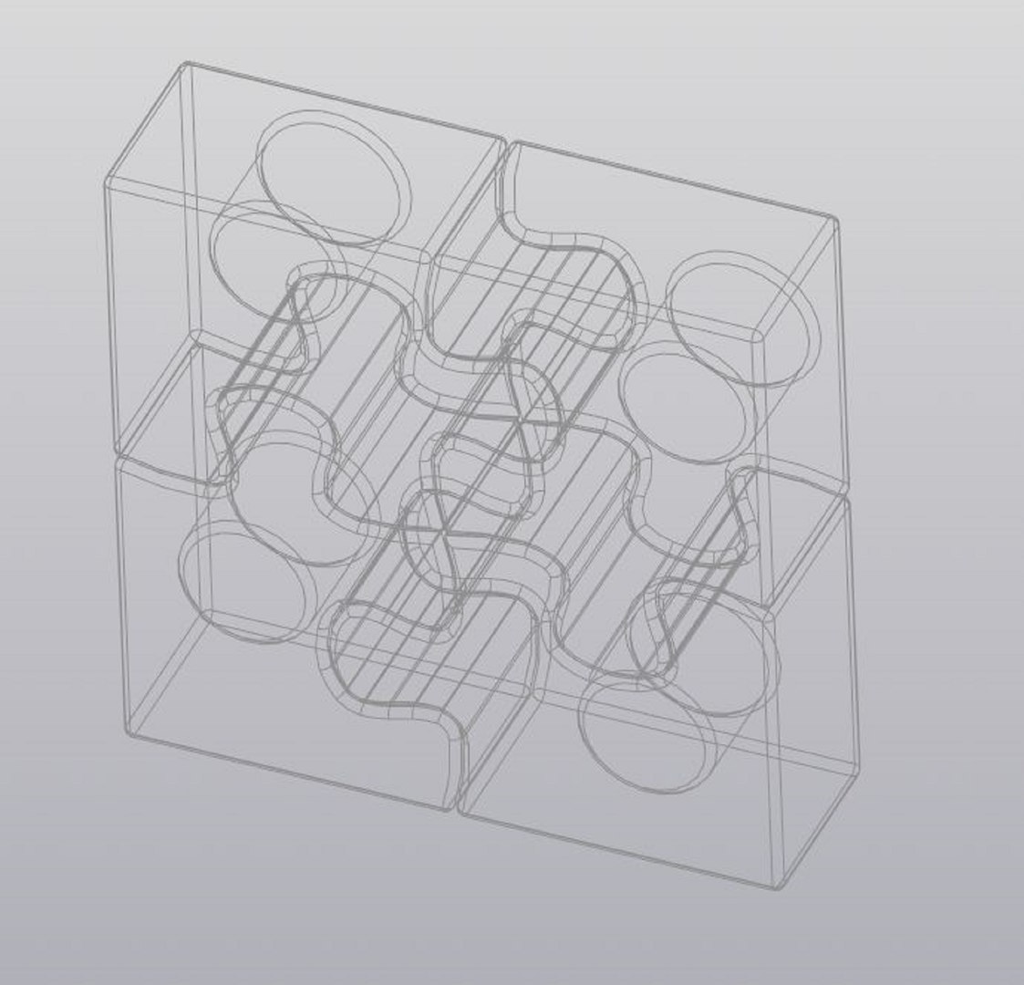 Puzzle Pieces Solved 3D - TurboSquid 1692438