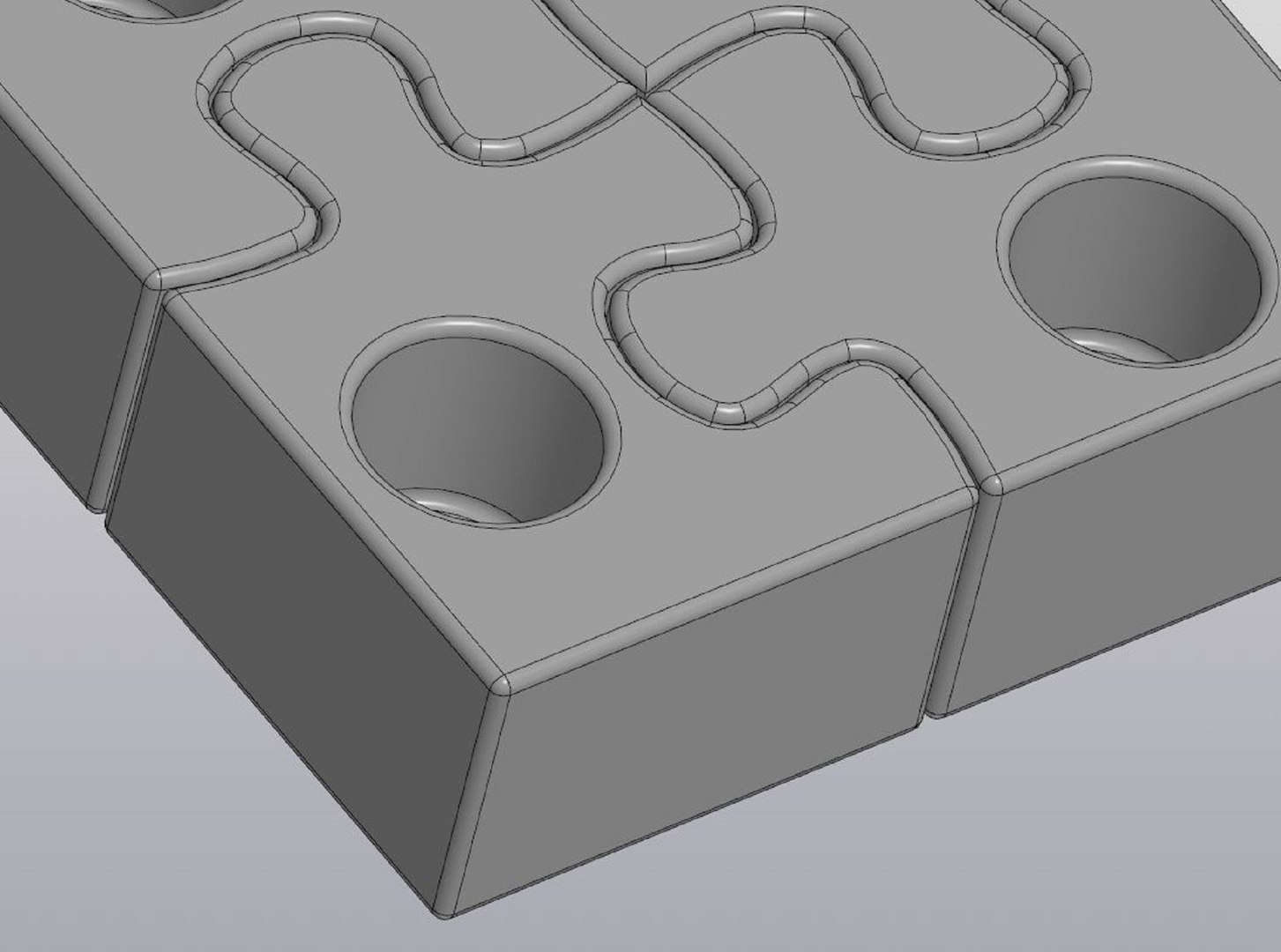 Puzzle Pieces Solved 3D - TurboSquid 1692438