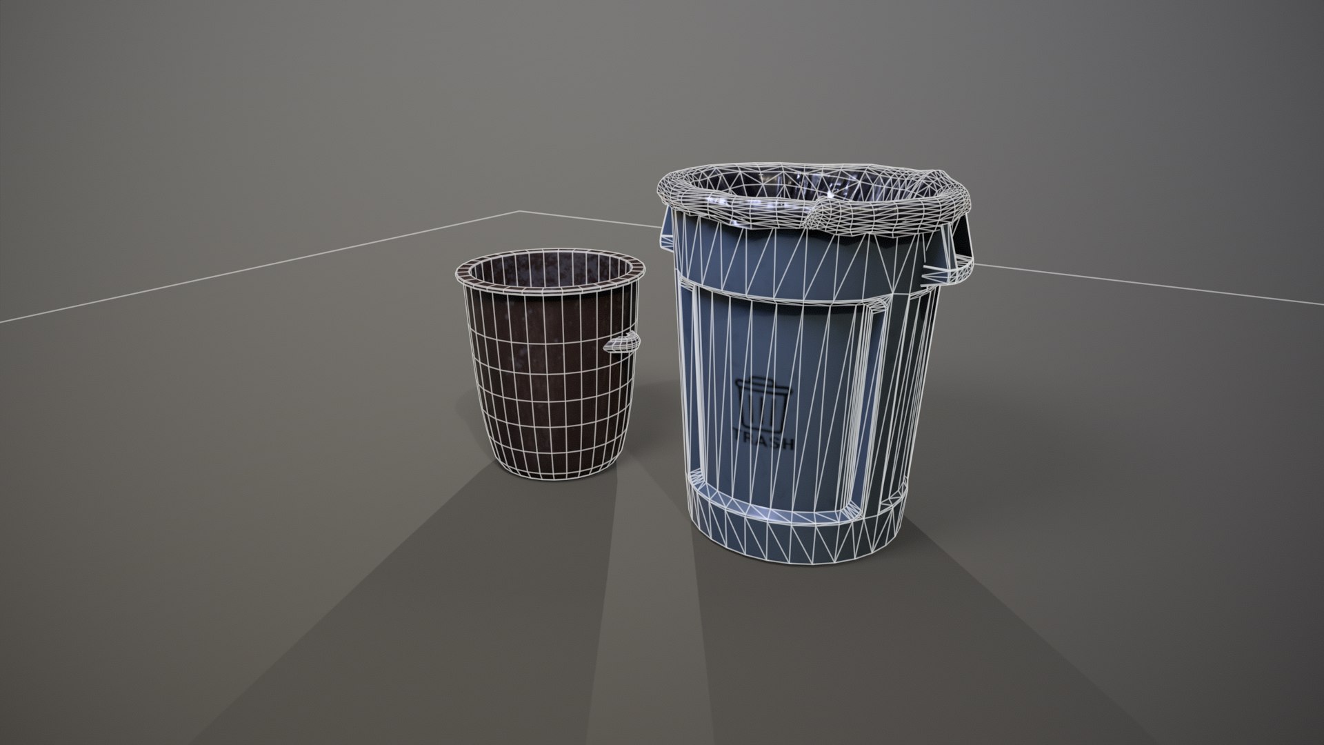3D Trashcan Model - TurboSquid 2376415