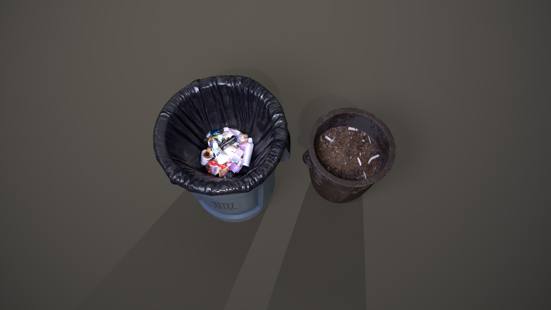 3D Trashcan Model - TurboSquid 2376415