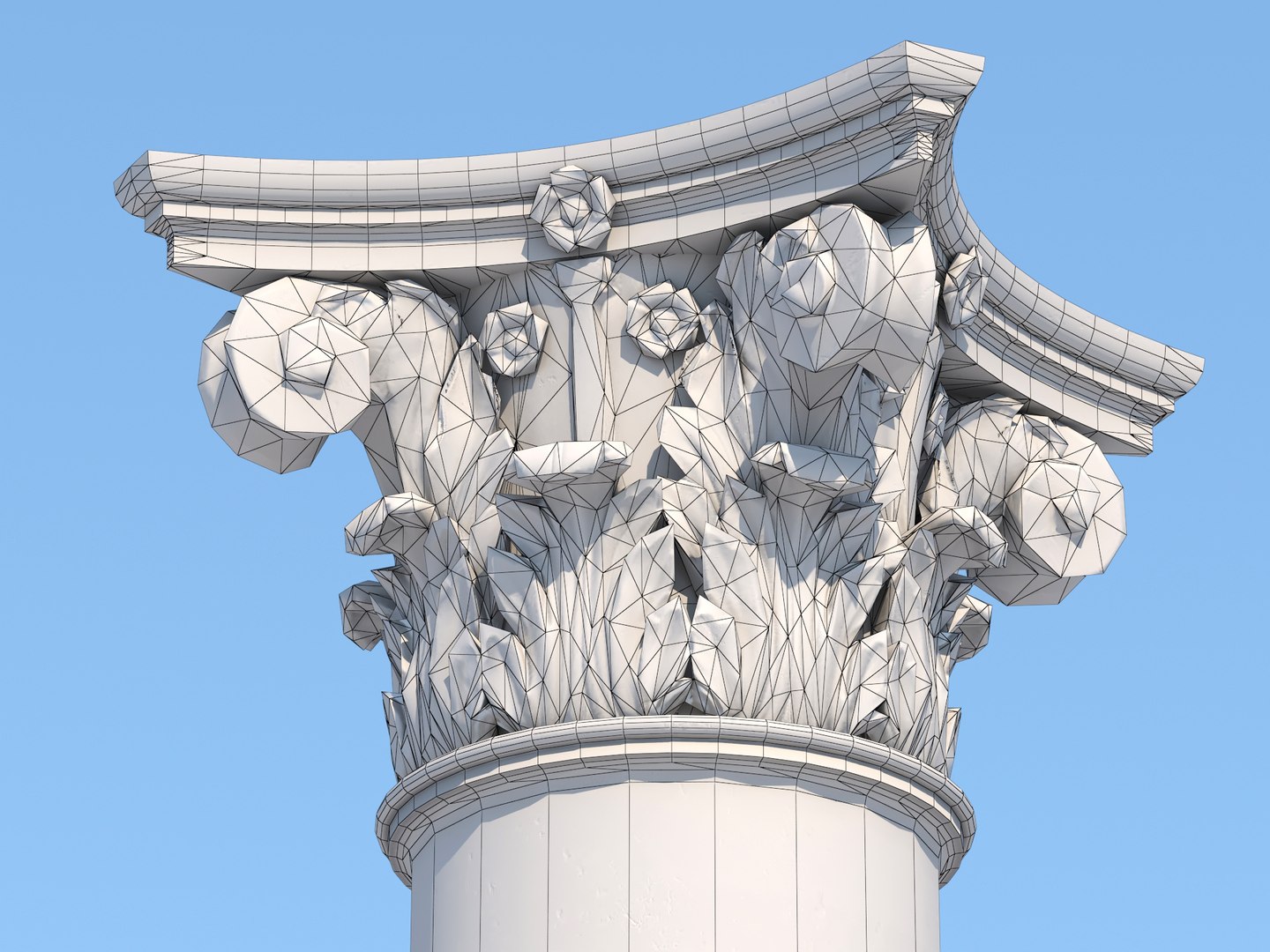 Corinthian Column 2 3D Model - TurboSquid 1793954