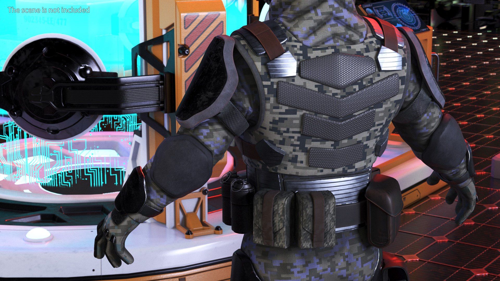 3D Future Soldier A-pose model - TurboSquid 2131105