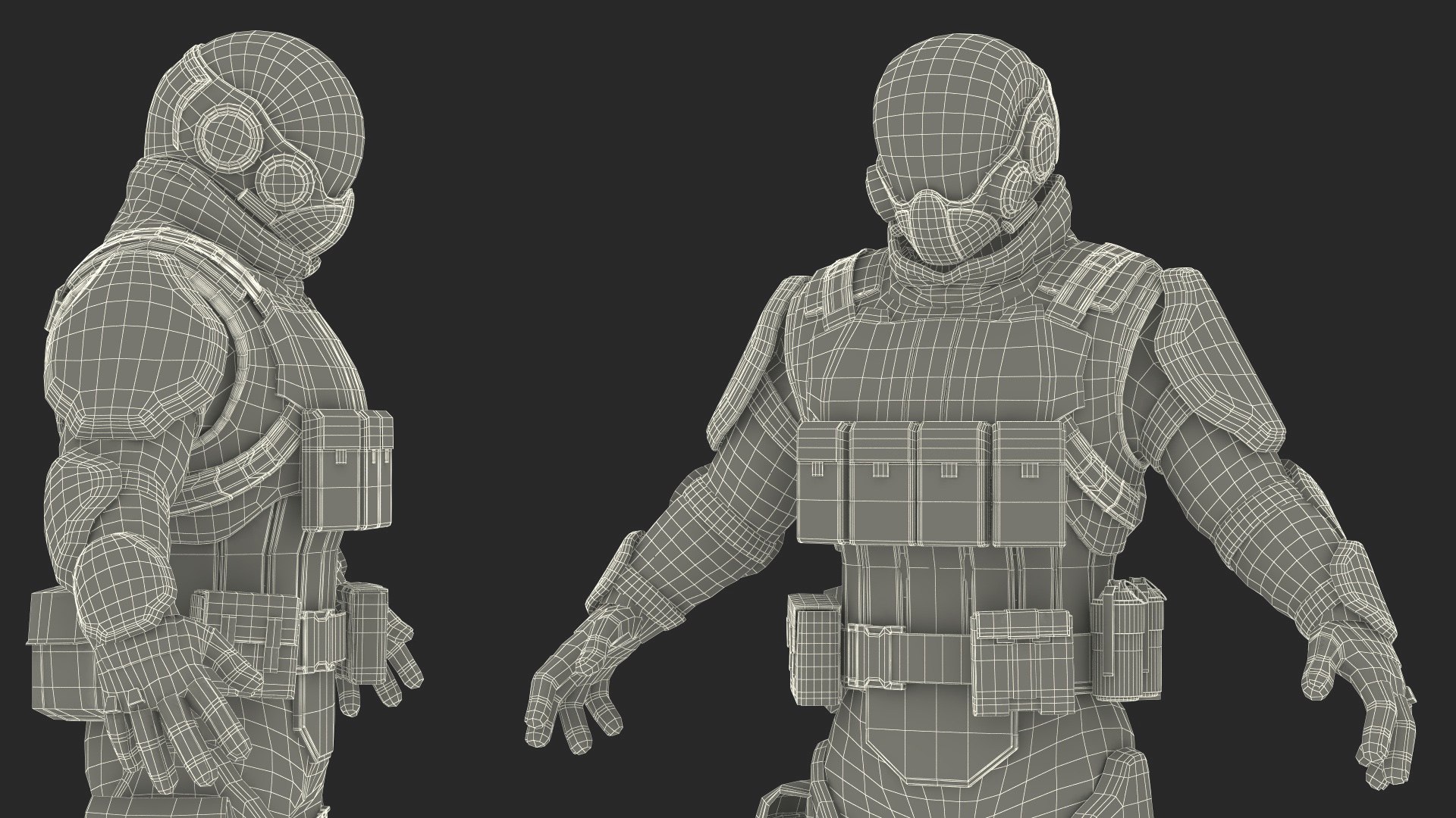 3D Future Soldier A-pose Model - TurboSquid 2131105