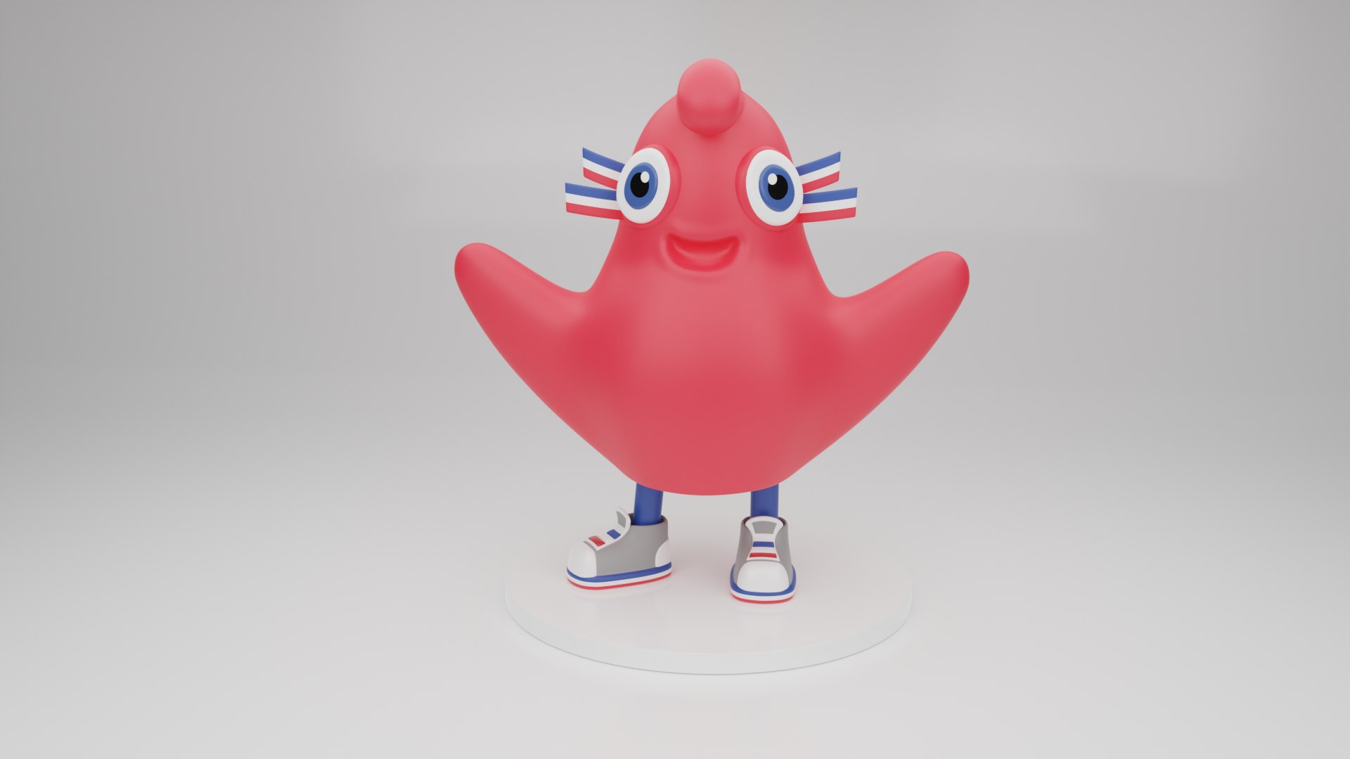 Paris Olympics Mascot Olympic Phryge 3D - TurboSquid 2210247