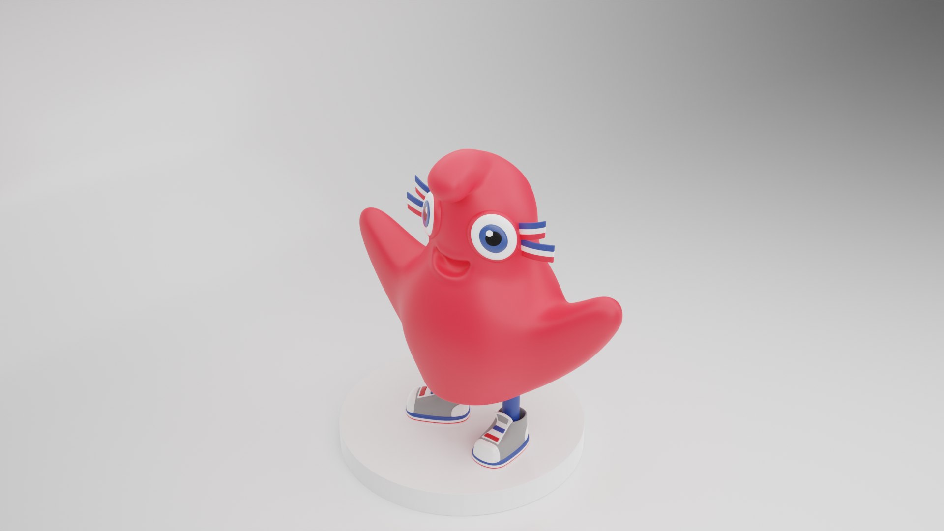 Paris Olympics Mascot Olympic Phryge 3D - TurboSquid 2210247