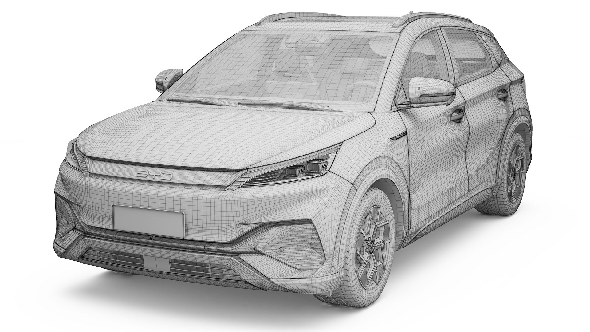 2024 BYD Atto 3 3D model - TurboSquid 2129879