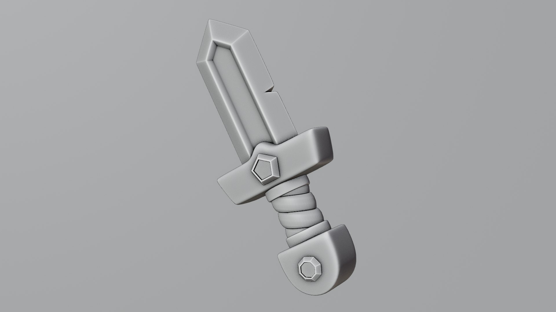 3D Low Poly Sword - TurboSquid 2251697