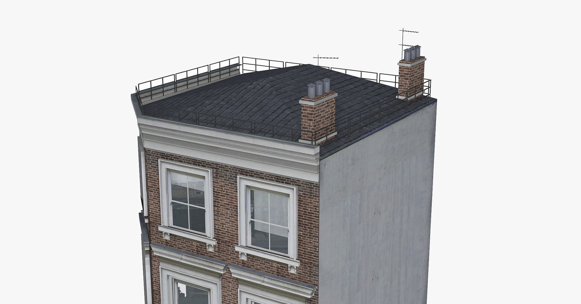 3D Model London Townhouse 04 - TurboSquid 1754373