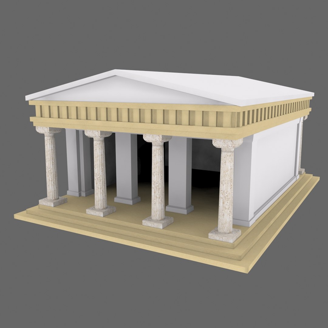 3D Tempel Building - TurboSquid 527443
