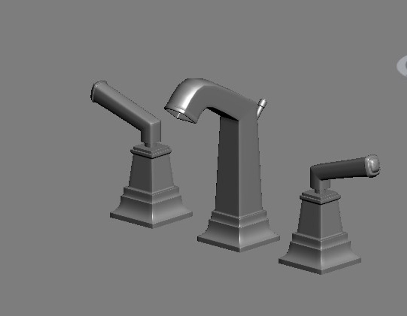 3d faucet model