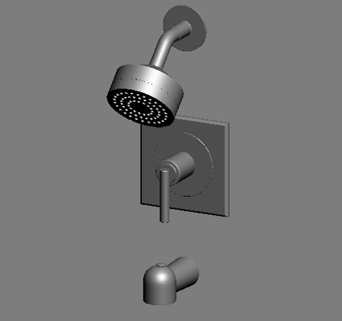 3d faucet model