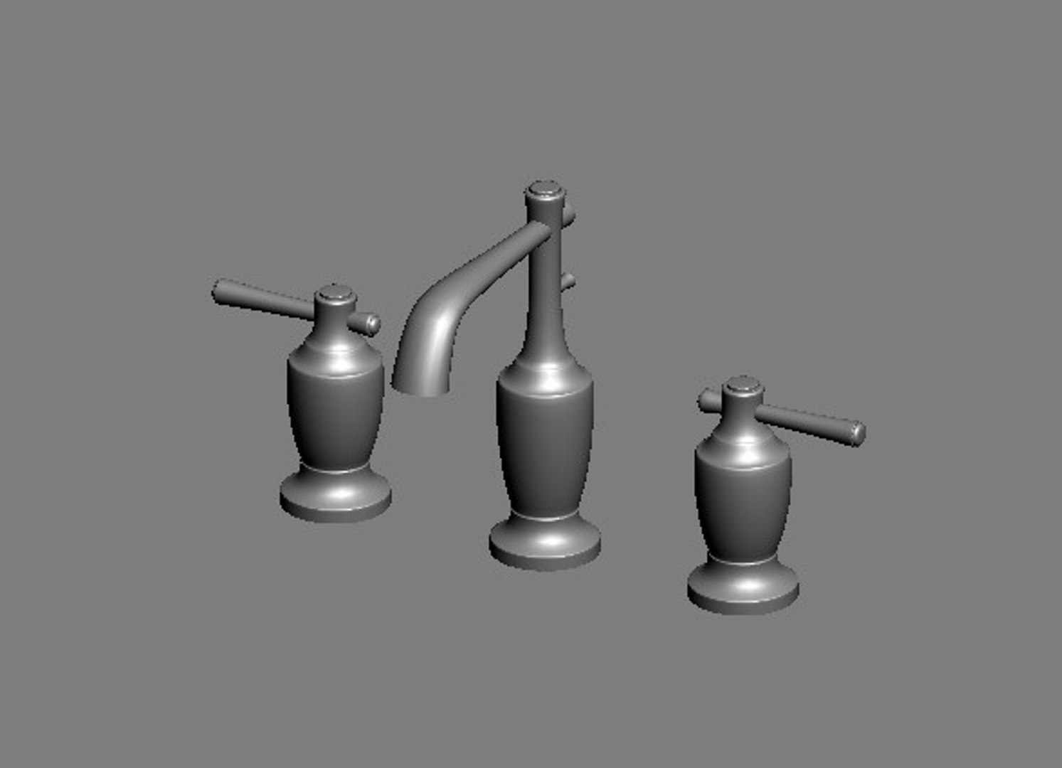 3d faucet model