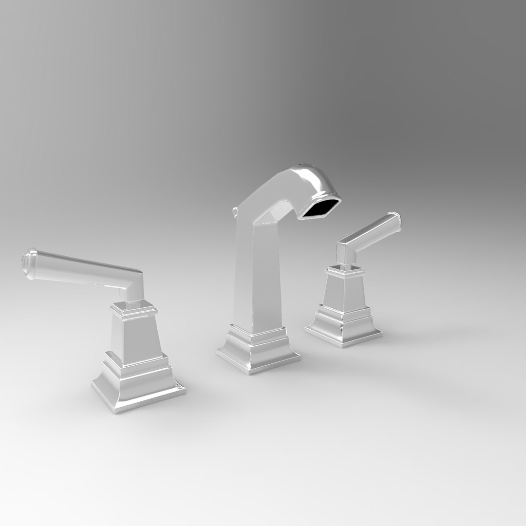 3d faucet model