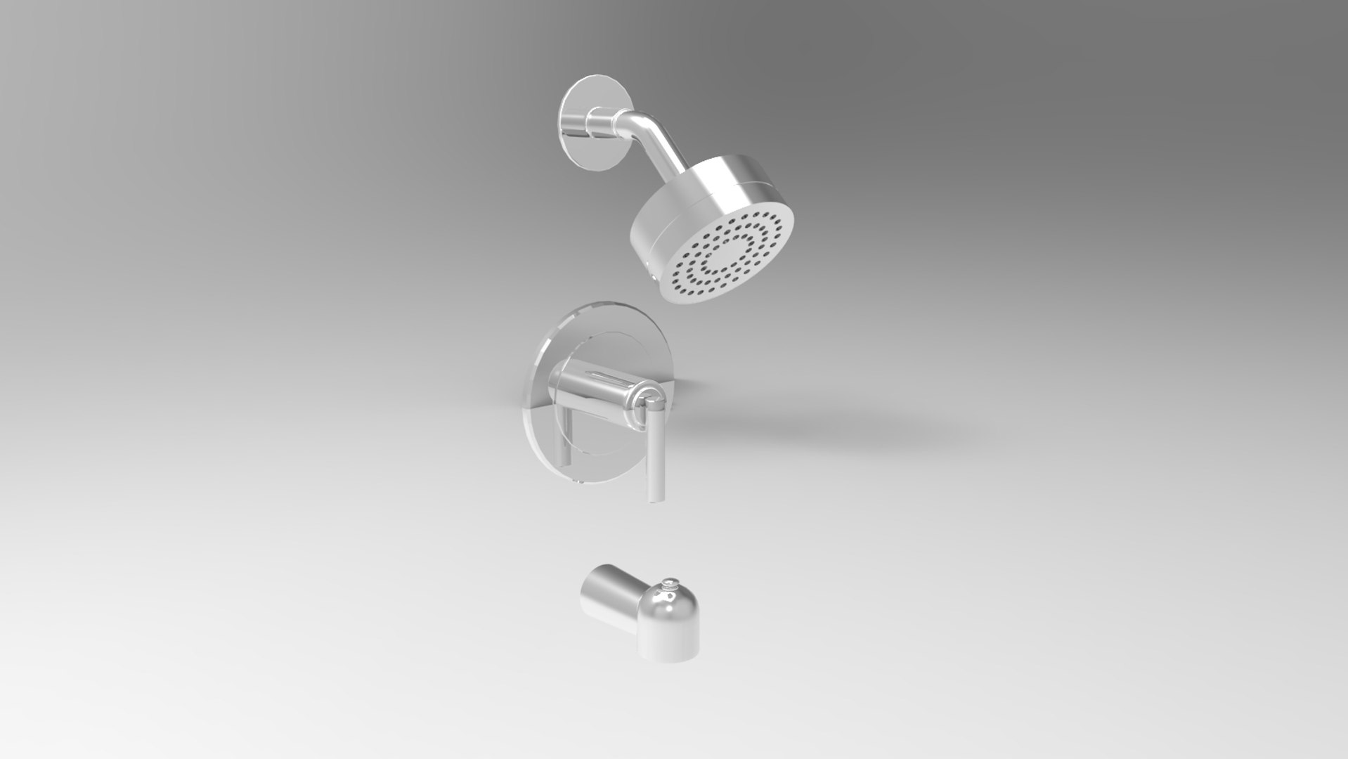 3d faucet model