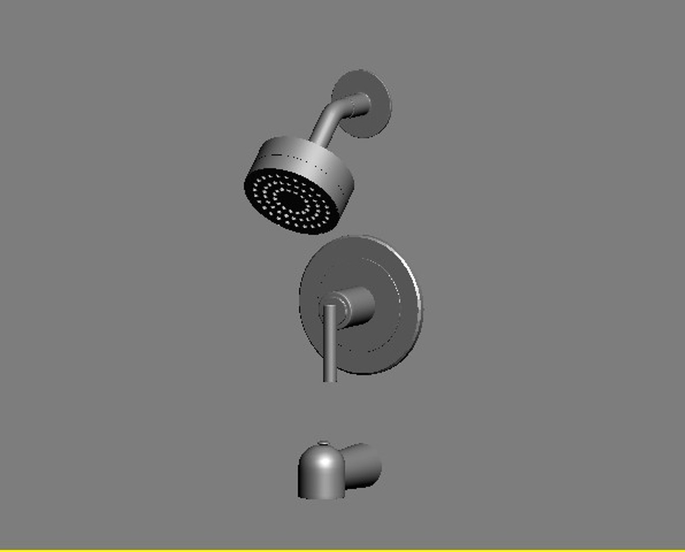 3d faucet model