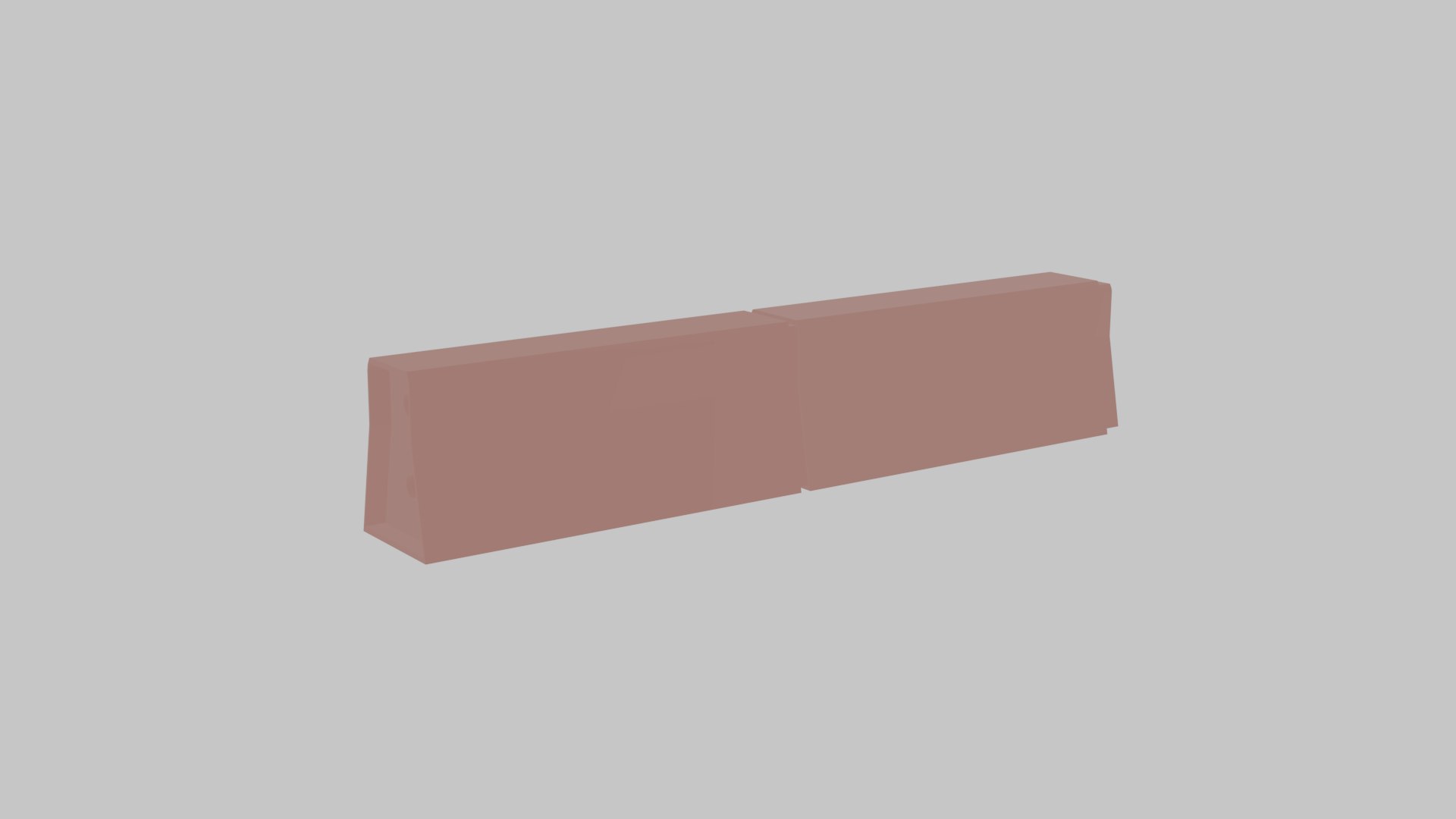 Modular Barrier 3D Model - TurboSquid 1985463