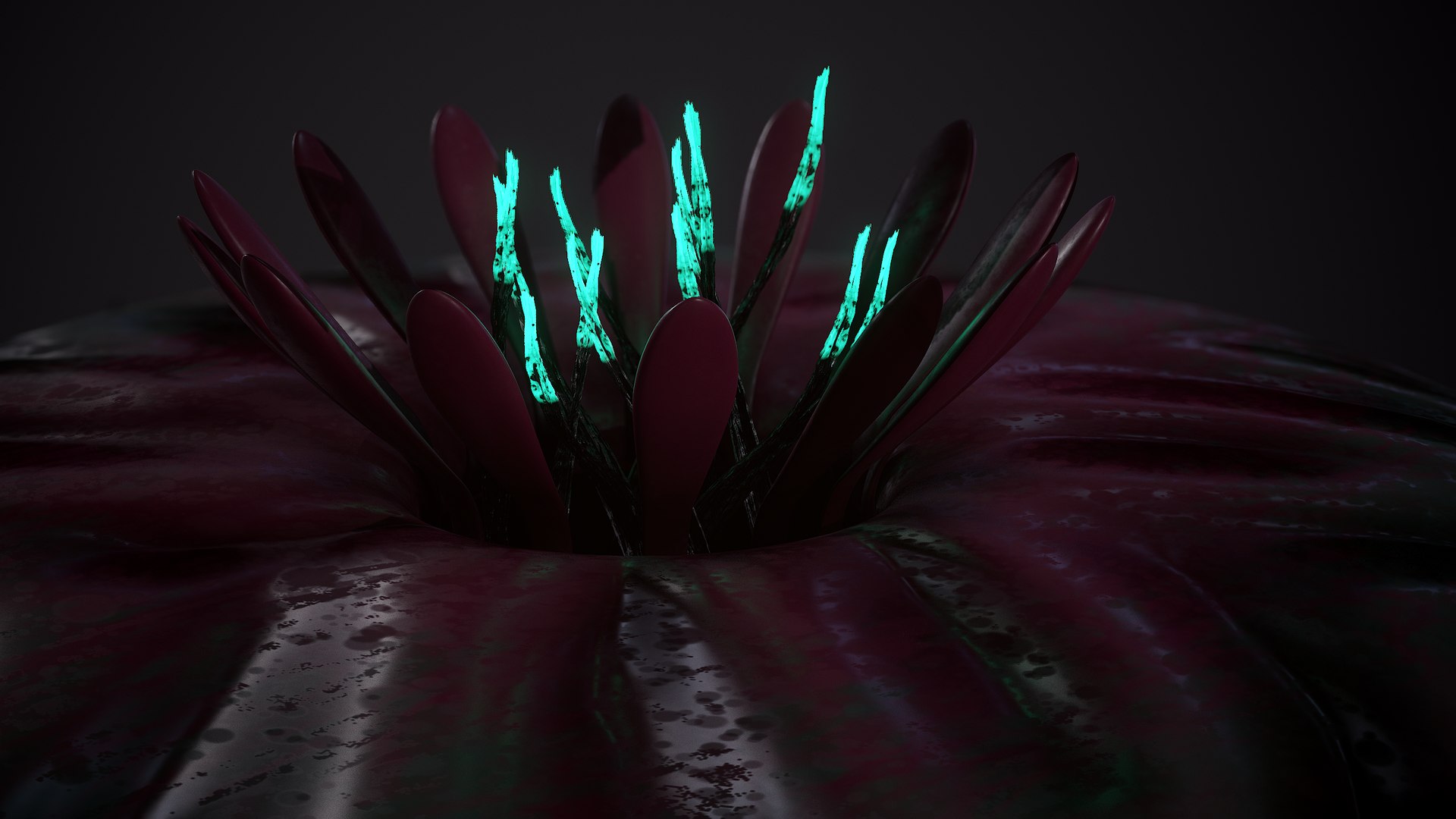 Alien Vegetation - Desert Plant Scifi Lowpoly PBR 3D Model - TurboSquid ...