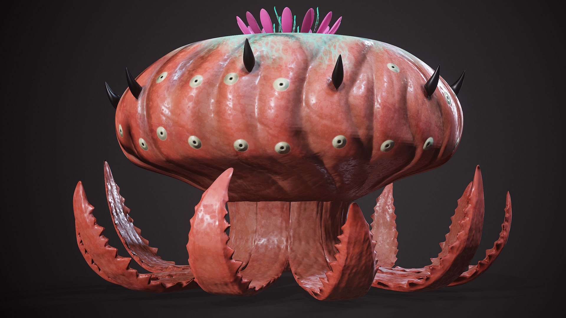 Alien Vegetation - Desert Plant Scifi Lowpoly PBR 3D Model - TurboSquid ...