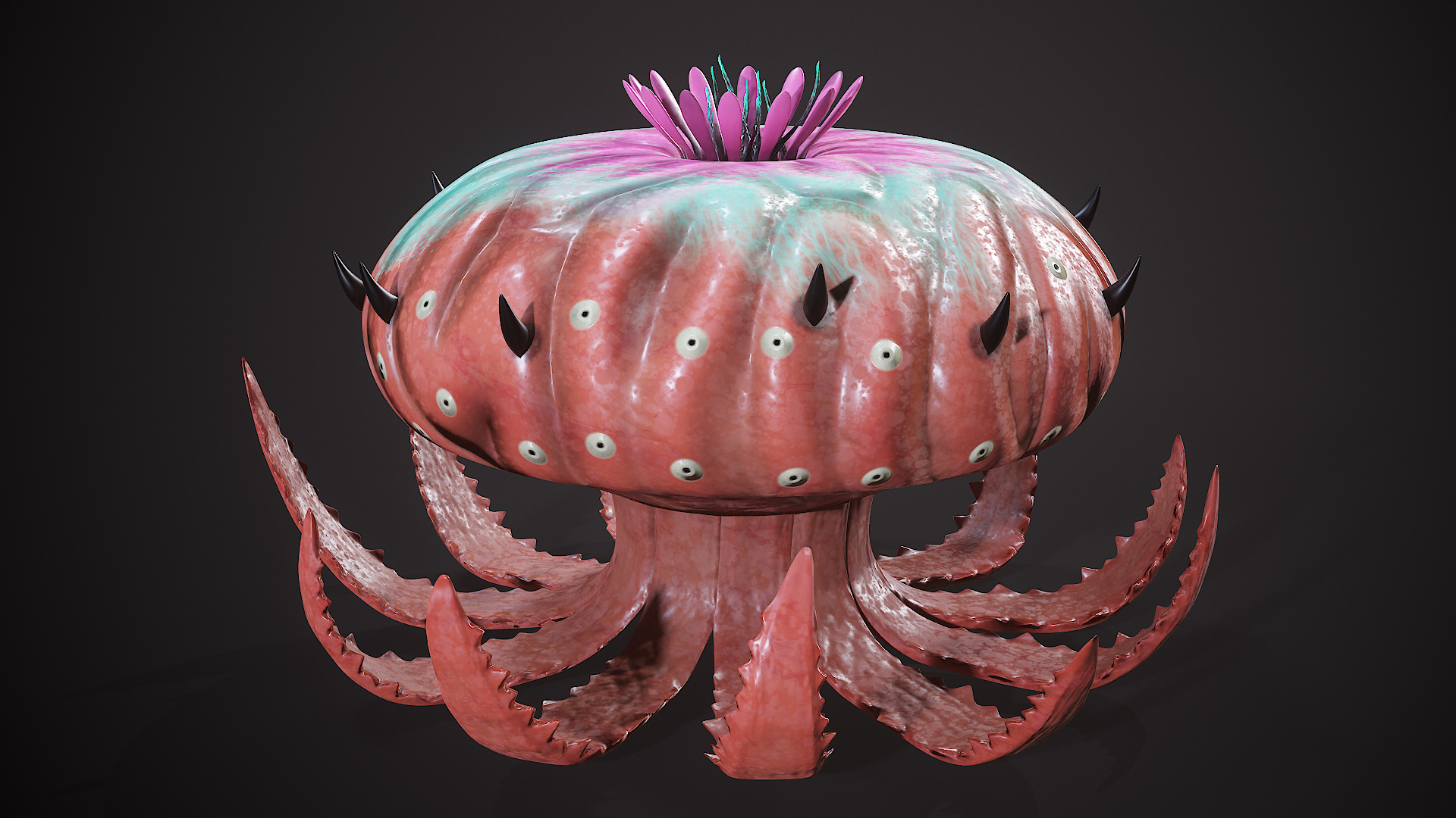 Alien Vegetation - Desert Plant Scifi Lowpoly PBR 3D Model - TurboSquid ...