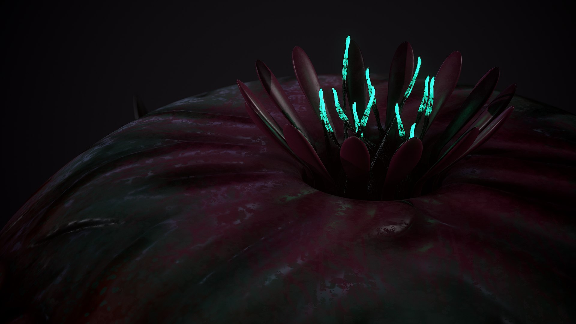 Alien Vegetation - Desert Plant Scifi Lowpoly PBR 3D Model - TurboSquid ...