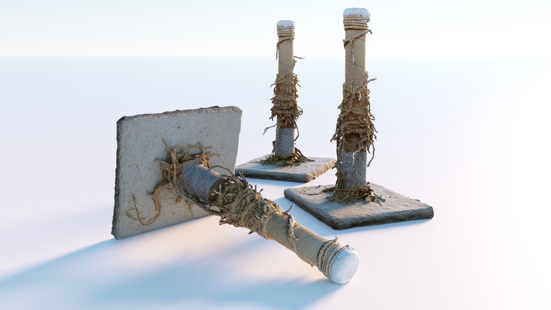 3D Scratching Post Model - TurboSquid 2210922